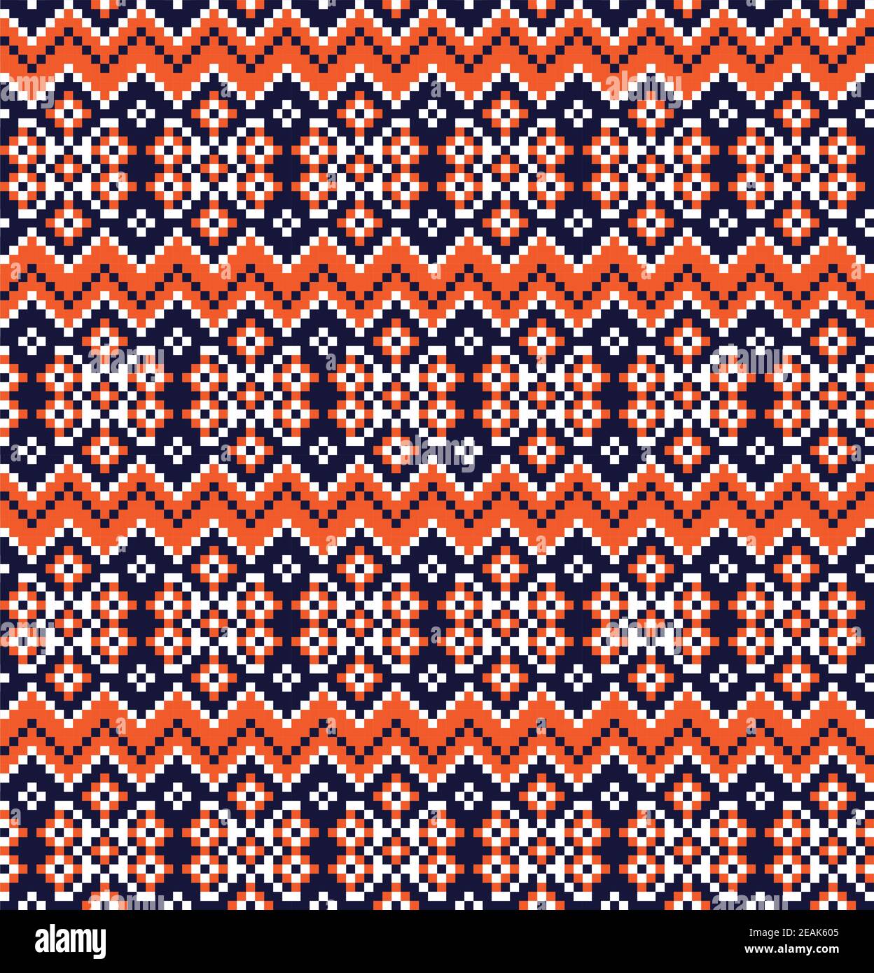 Christmas fair isle pattern background for fashion textiles, knitwear ...