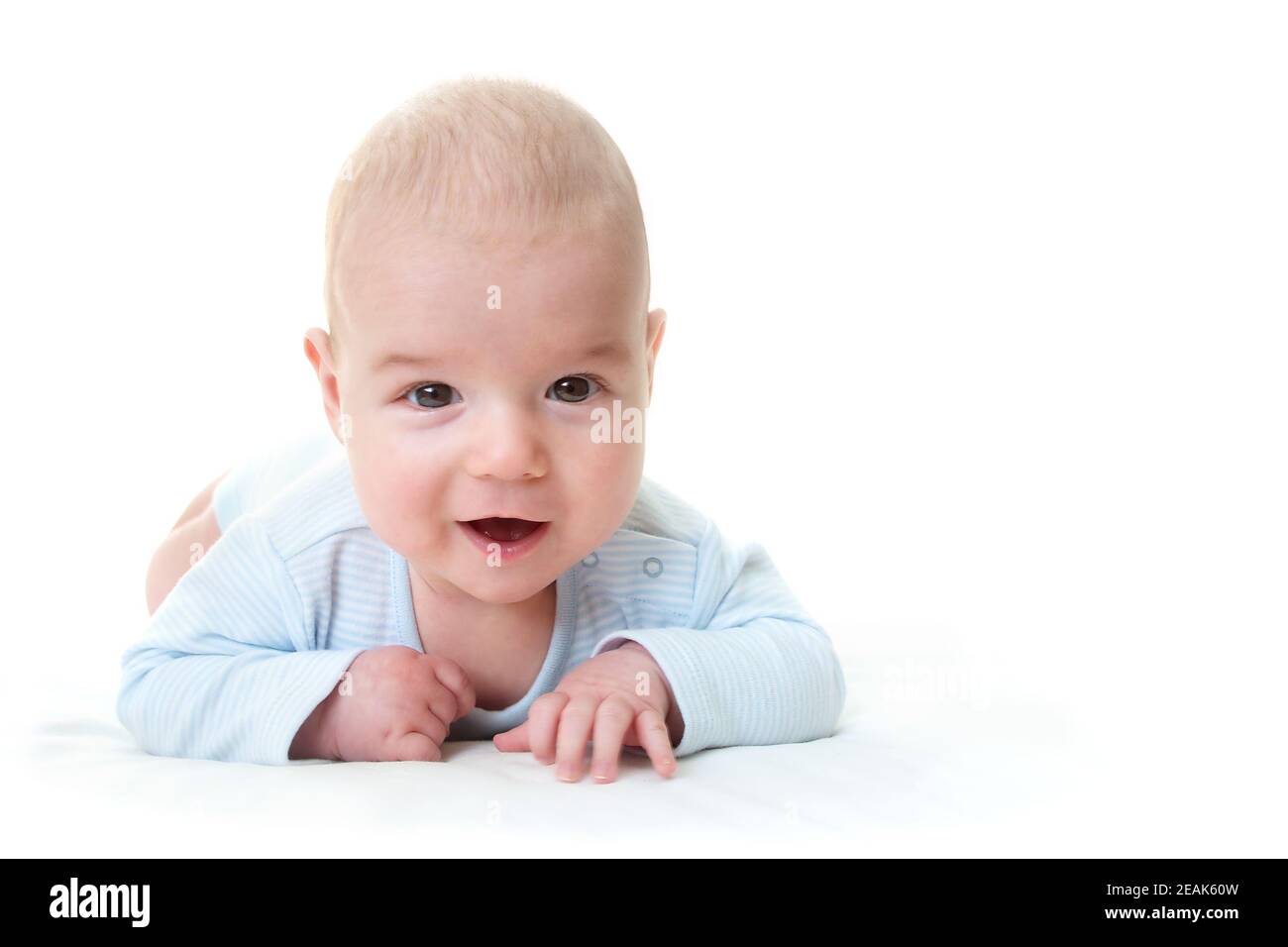 three month old isolated baby Stock Photo - Alamy
