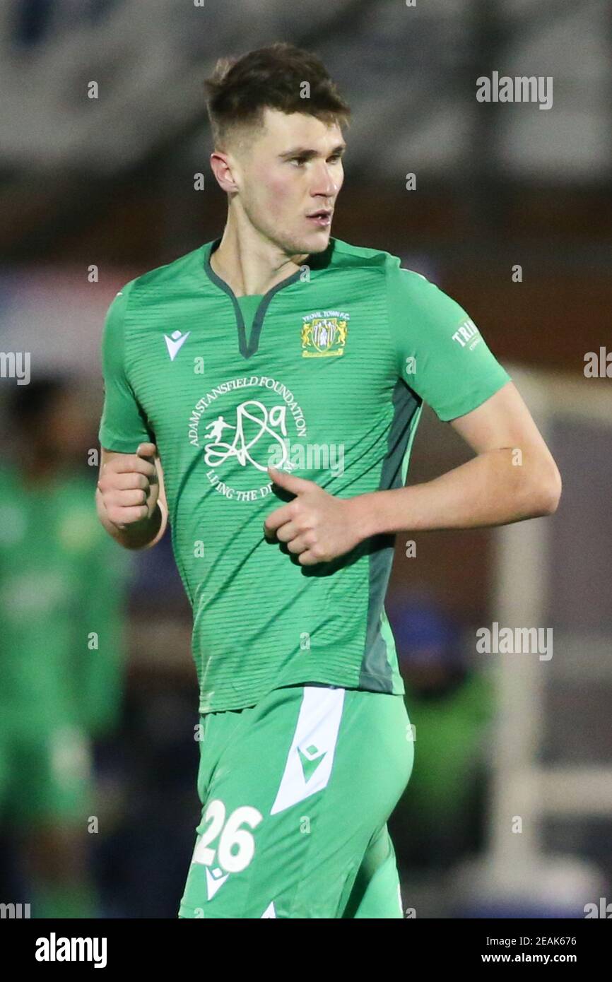 Max Hunt - (#26 Yeovil) during the National League game between ...