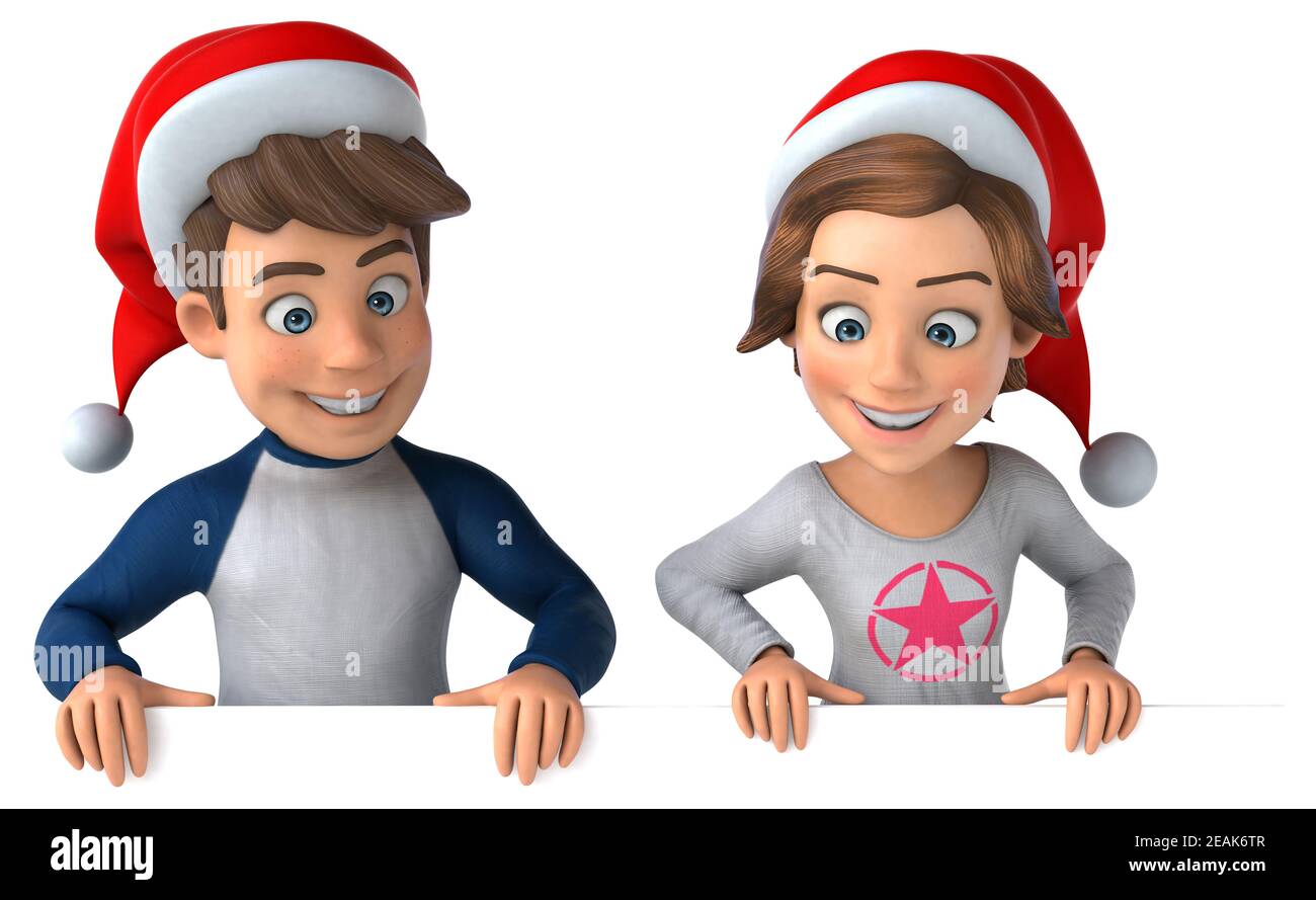 Female santa illustration hi-res stock photography and images - Alamy