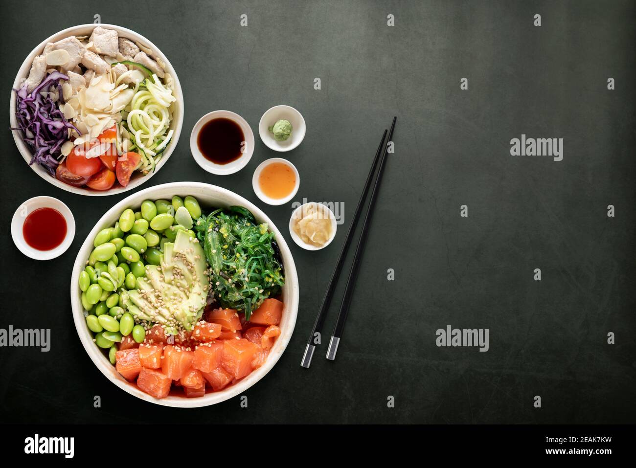 Poke bowls hi-res stock photography and images - Alamy