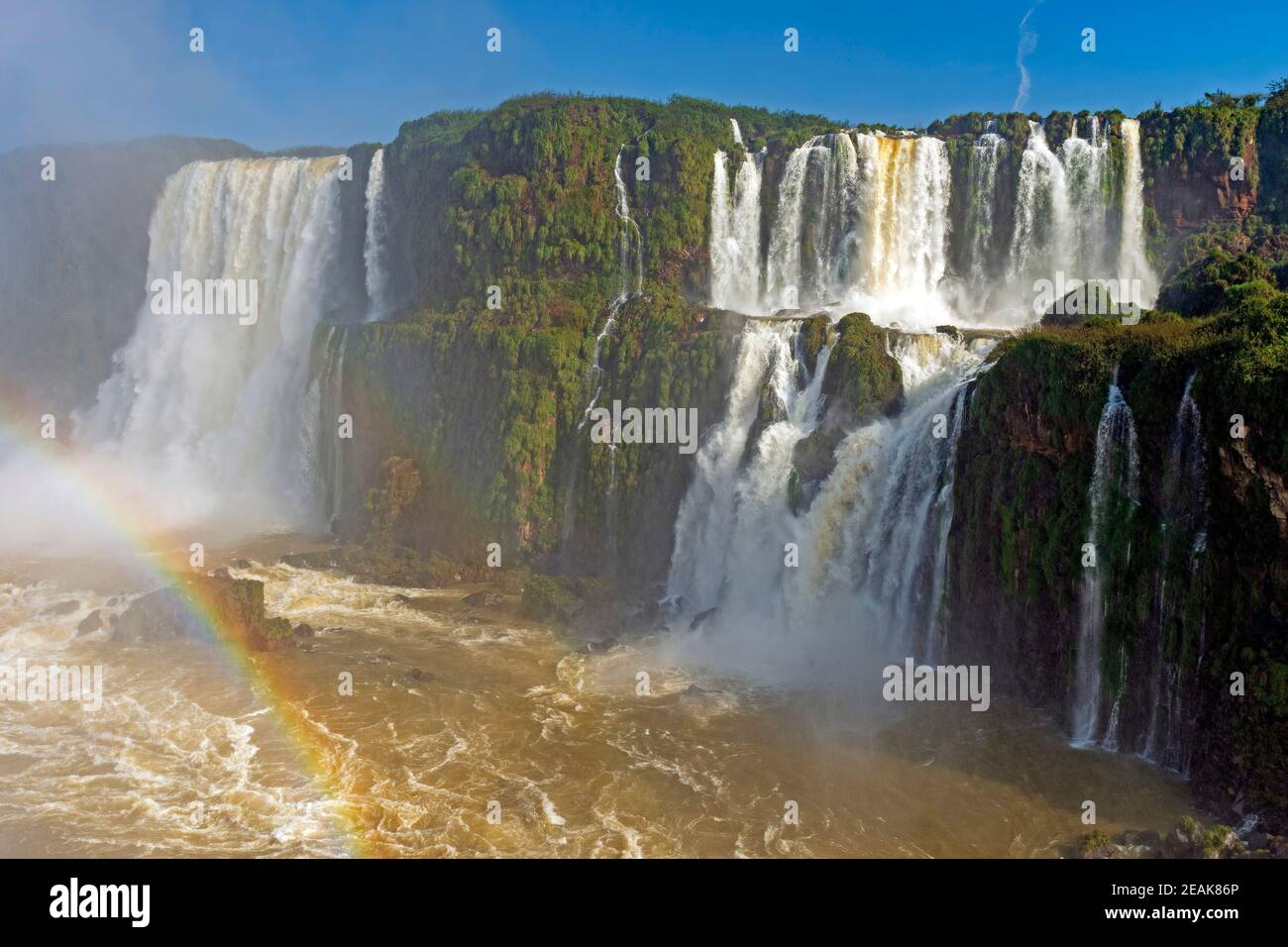 Multi-Level Waterfalls on a Sunny Day Stock Photo - Alamy
