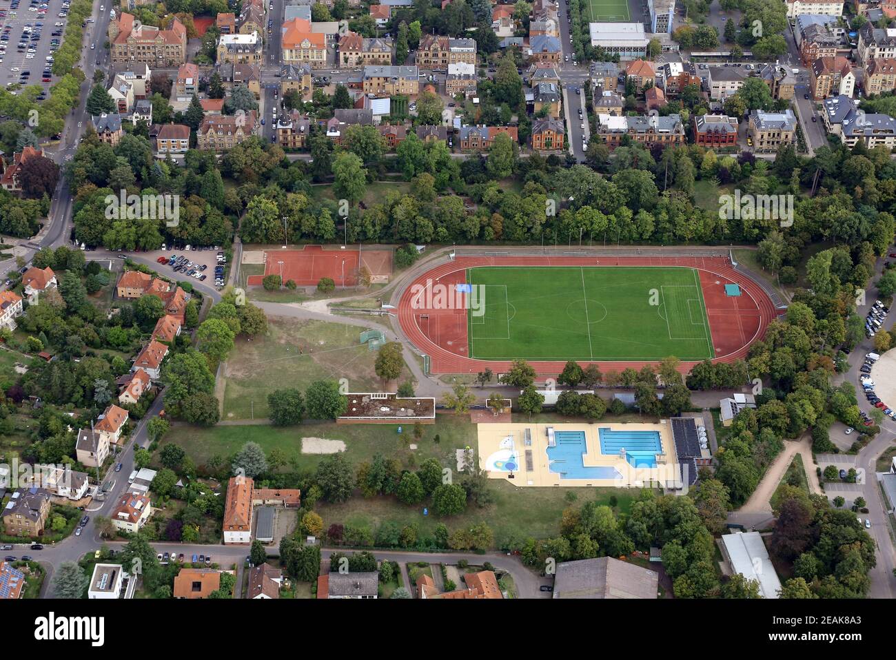 Landau from a bird's eye view Stock Photo - Alamy