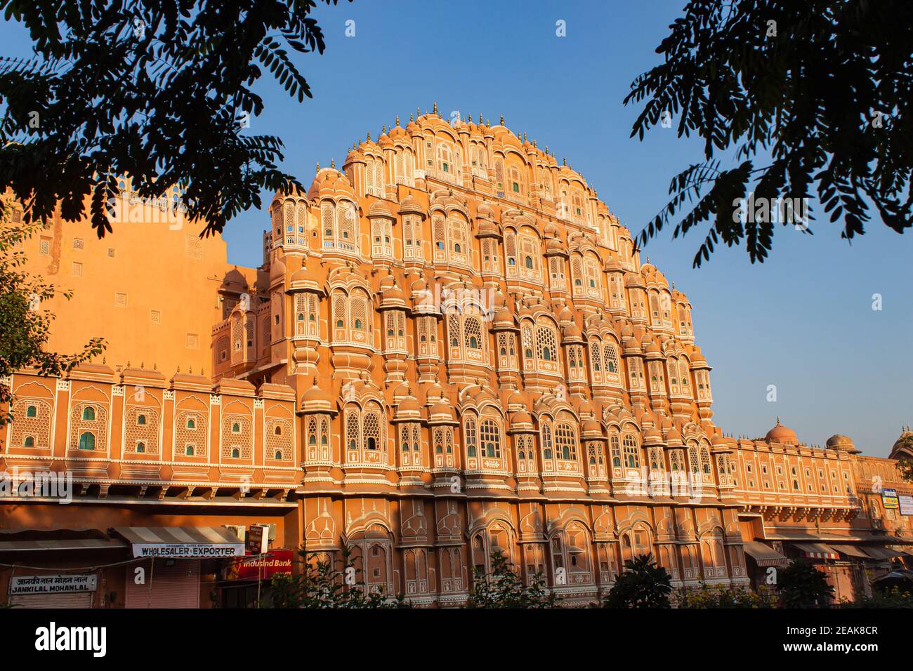 Back view of Hawa Mahal built in 1799 by Maharaja Sawai Pratap Singh ...