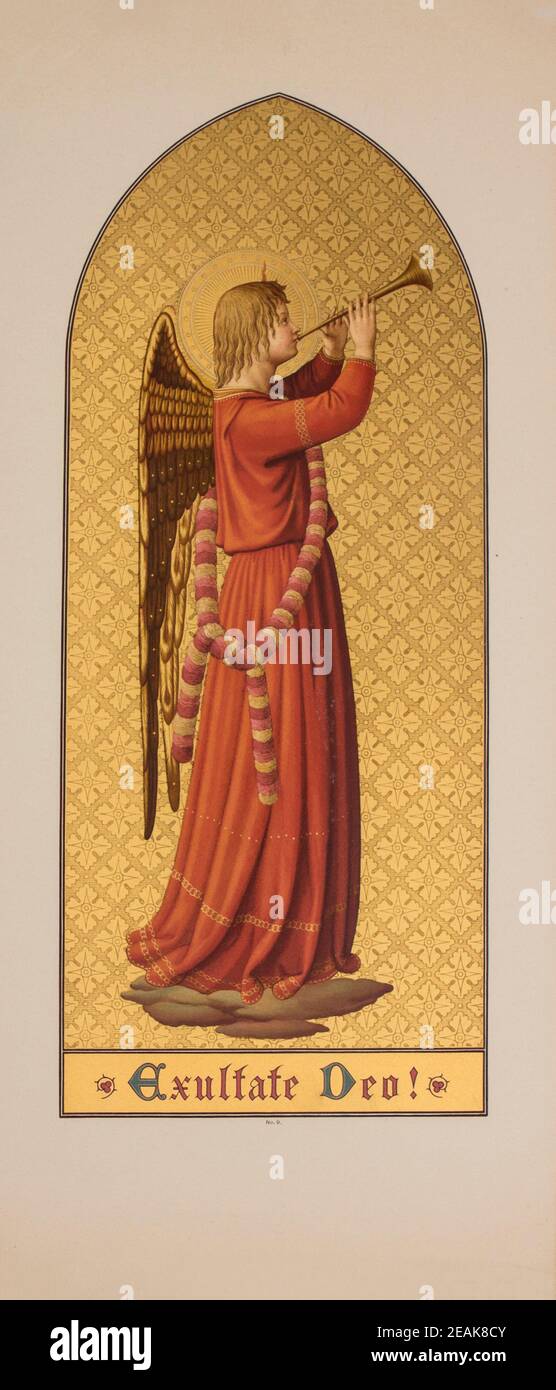 Catholic Liturgy. Excultate Deo! Engraving by Heinrich Lefler (1863 ...