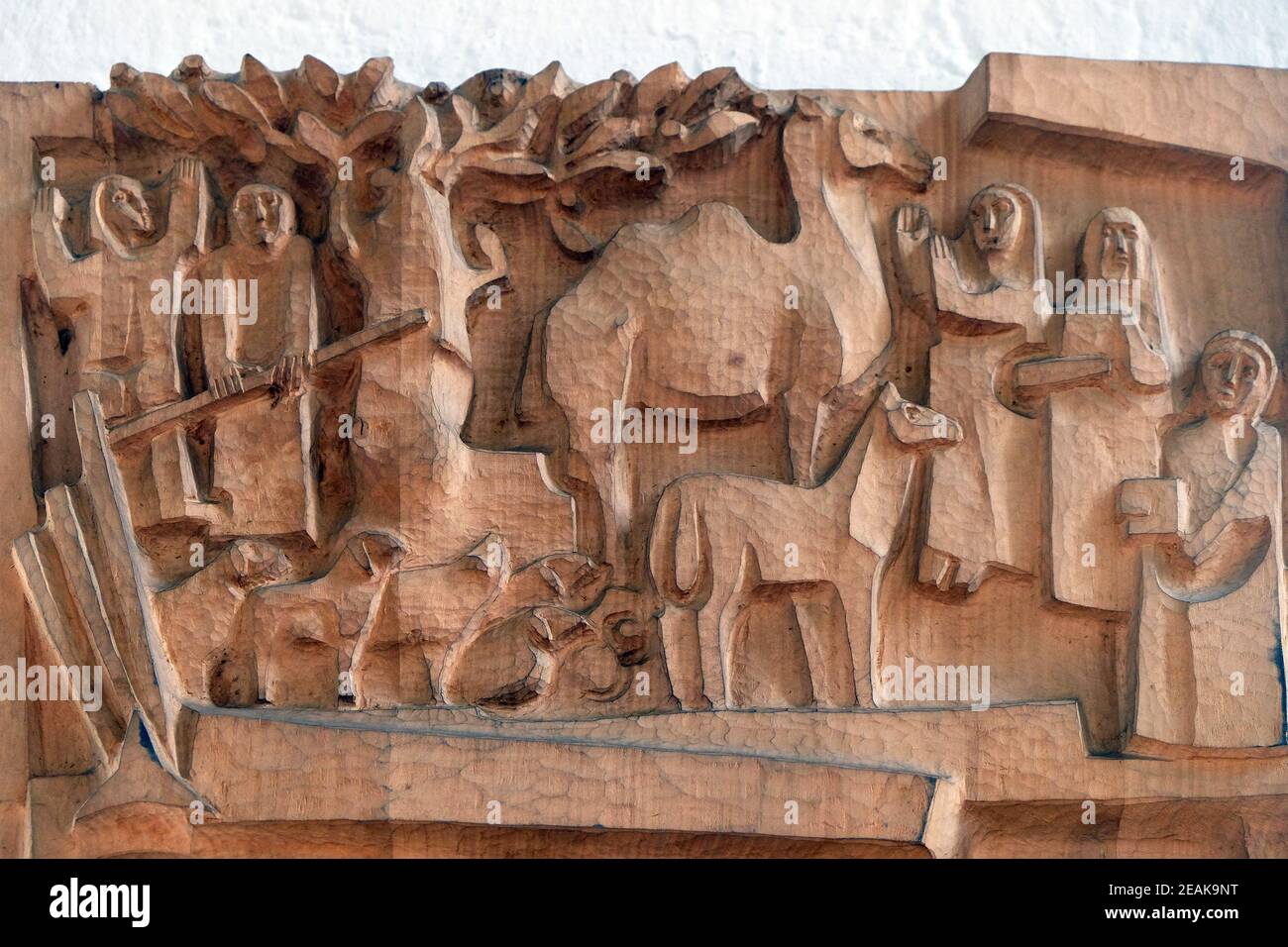 Nativity Scene, Adoration of Shepherds, Saint Lawrence church in ...