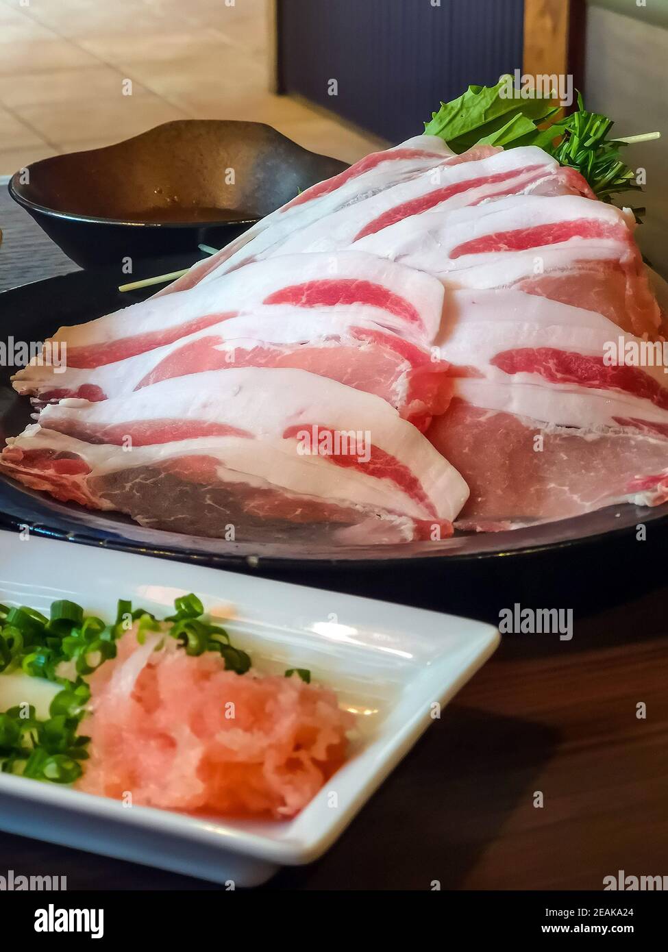 Okinawa style local pork shabu in Naha Stock Photo - Alamy