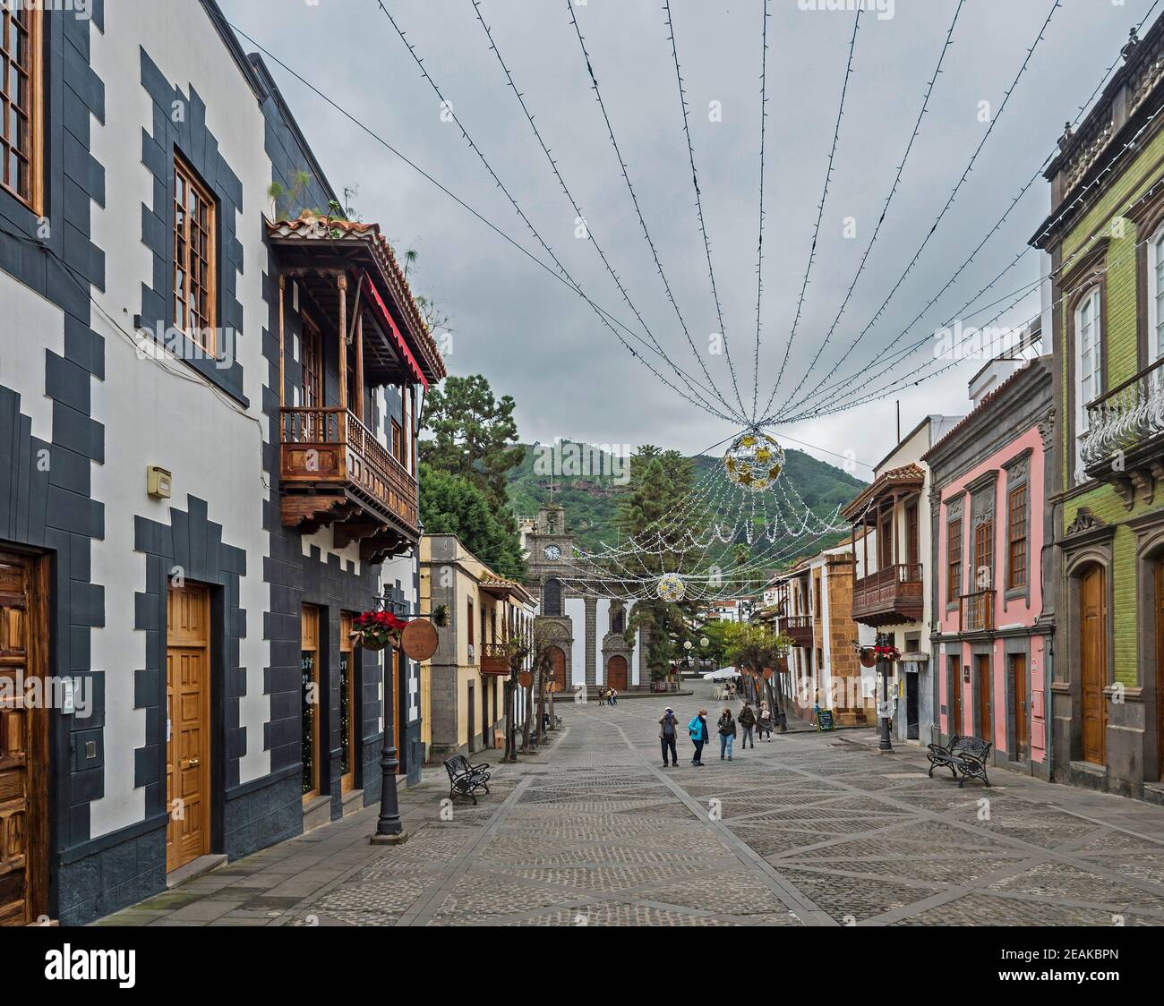 Teror, Gran Canaria, Canary Islands, Spain December 21, 2020: Main ...