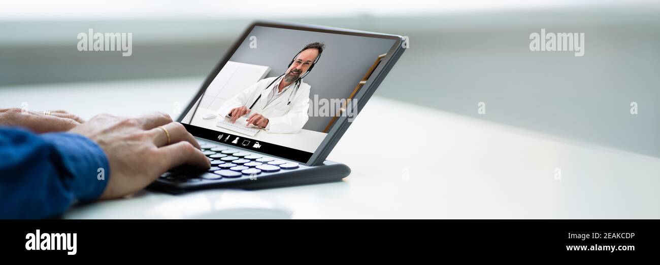Video conferencing medical hi-res stock photography and images - Alamy