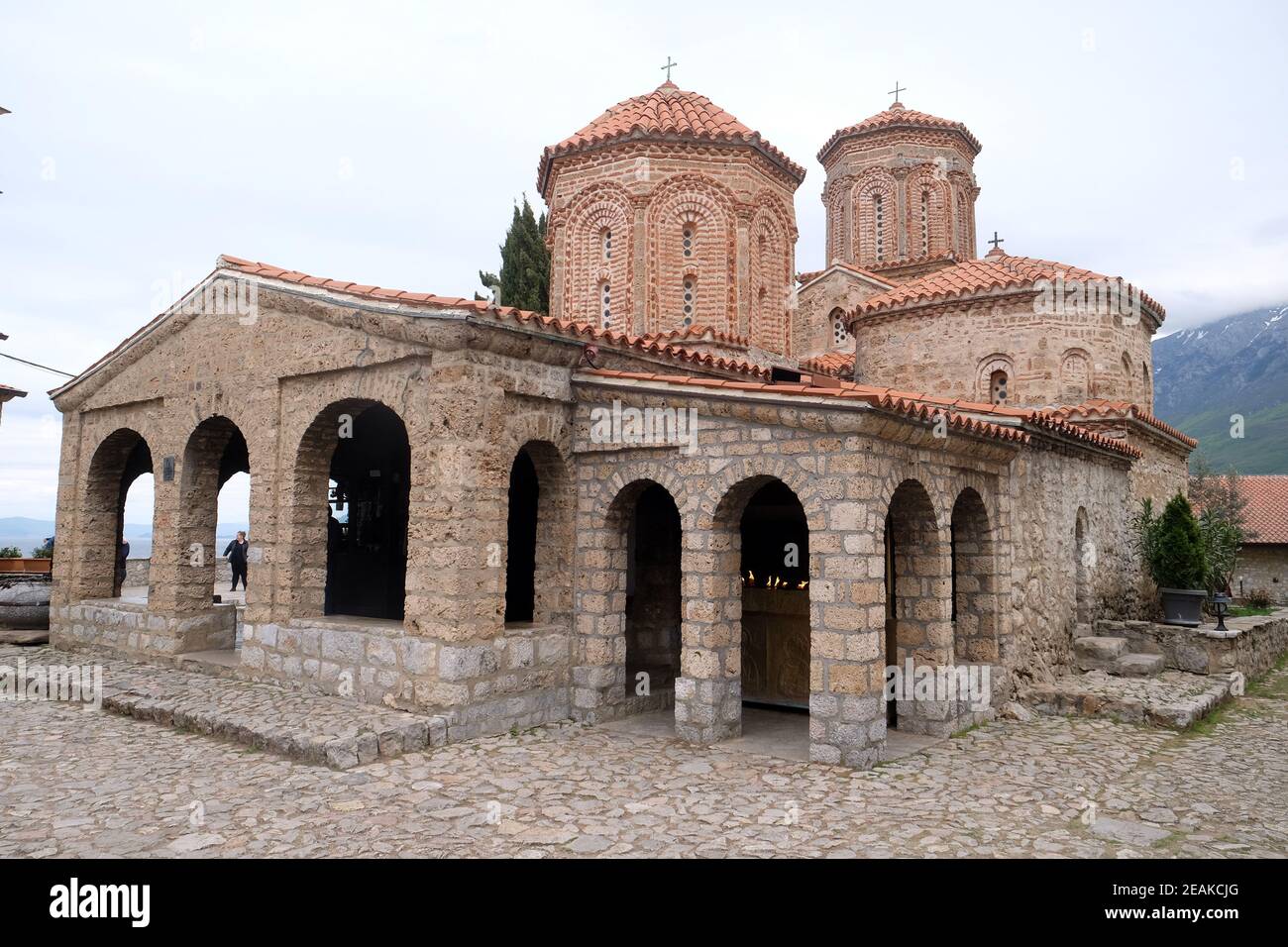 Monastery of Saint Naum (Sv. Naum), Ohrid, Republic of Macedonia Stock ...
