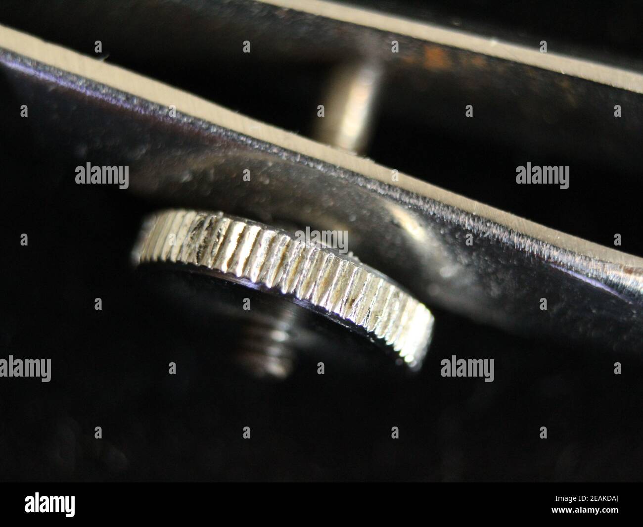 Chalk line drawing tool linear ink old job Stock Photo - Alamy