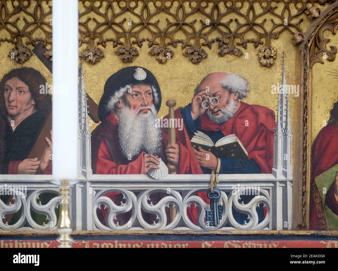 Apostles, Twelve Apostles altar in St James Church in Rothenburg ob der ...
