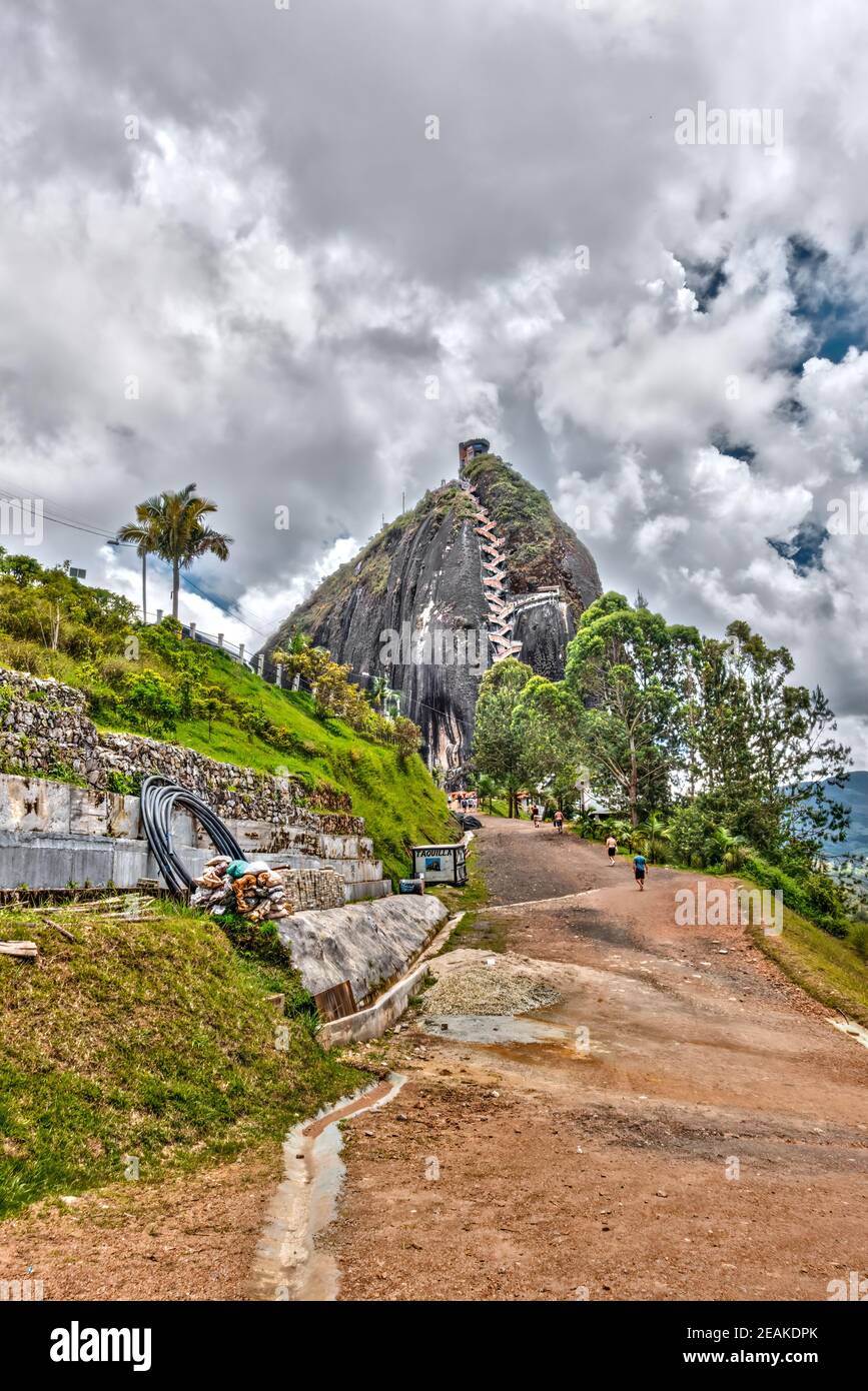 The Rock of Guatapé, Colombia Stock Photo - Alamy