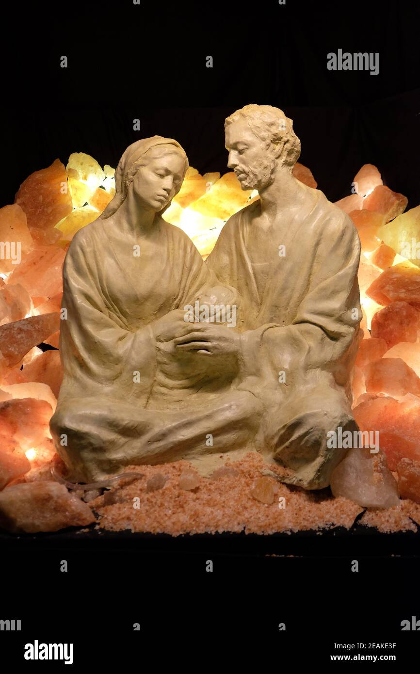 Nativity scene, creche or crib, is a depiction of the birth of Jesus ...