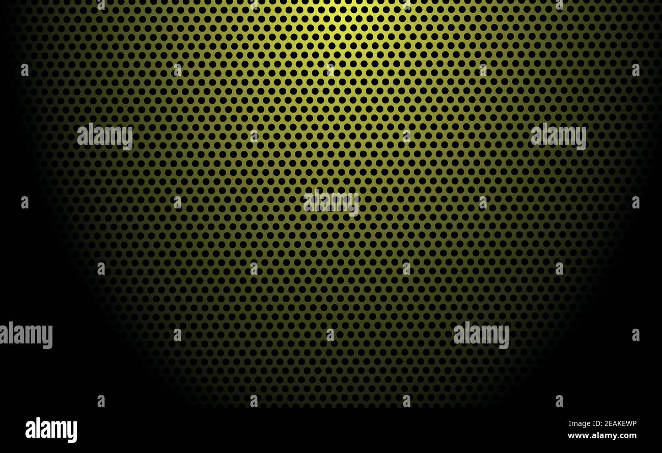Abstract yellow-black perforated background with highlights - Vector ...