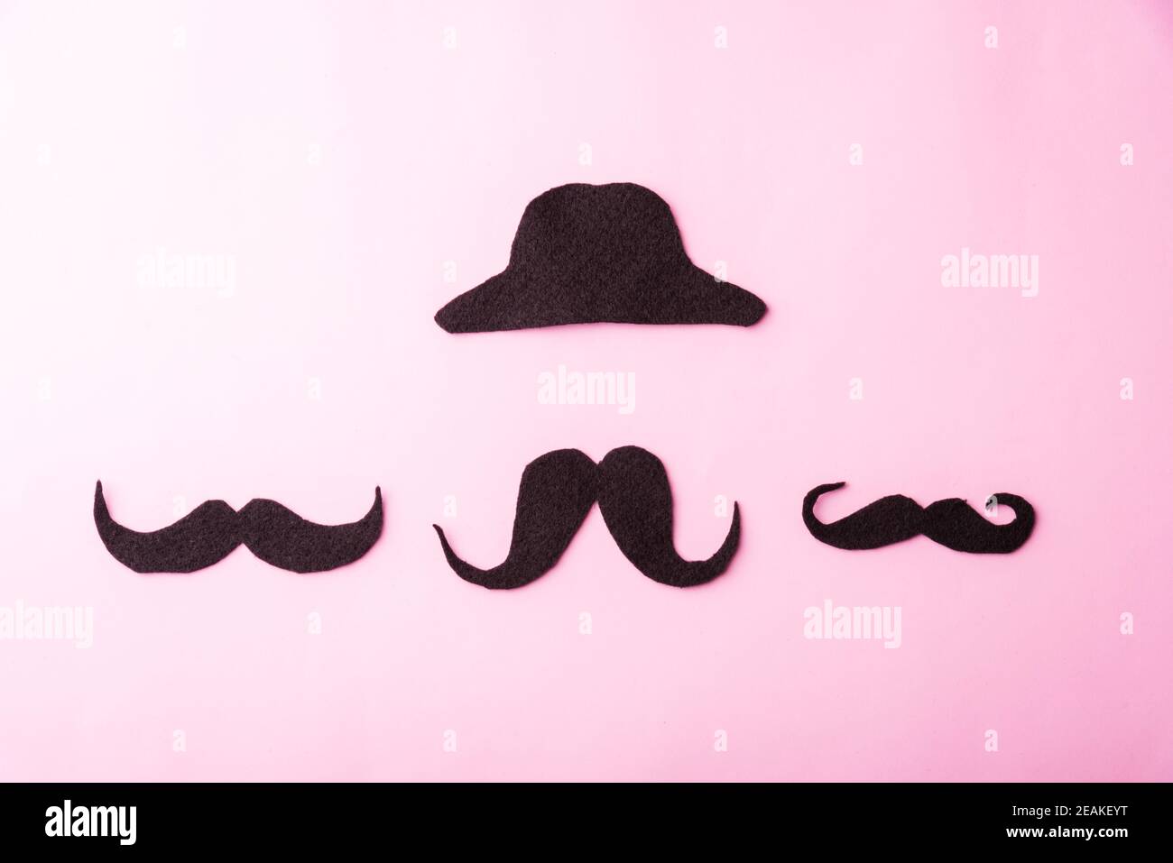 Black mustache and cap Stock Photo - Alamy