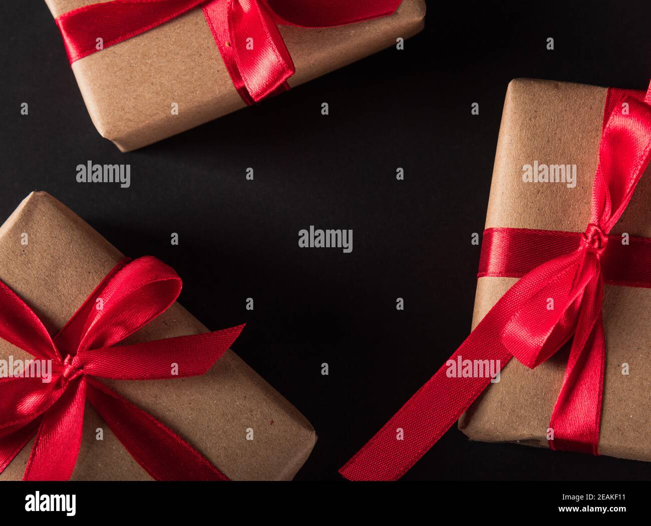 Top view wrapped gift hi-res stock photography and images - Alamy