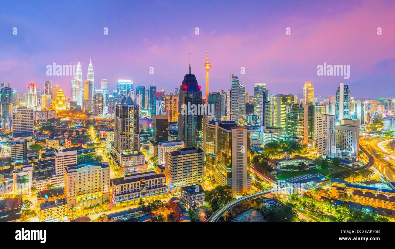 Kuala lumpur city scape hi-res stock photography and images - Alamy