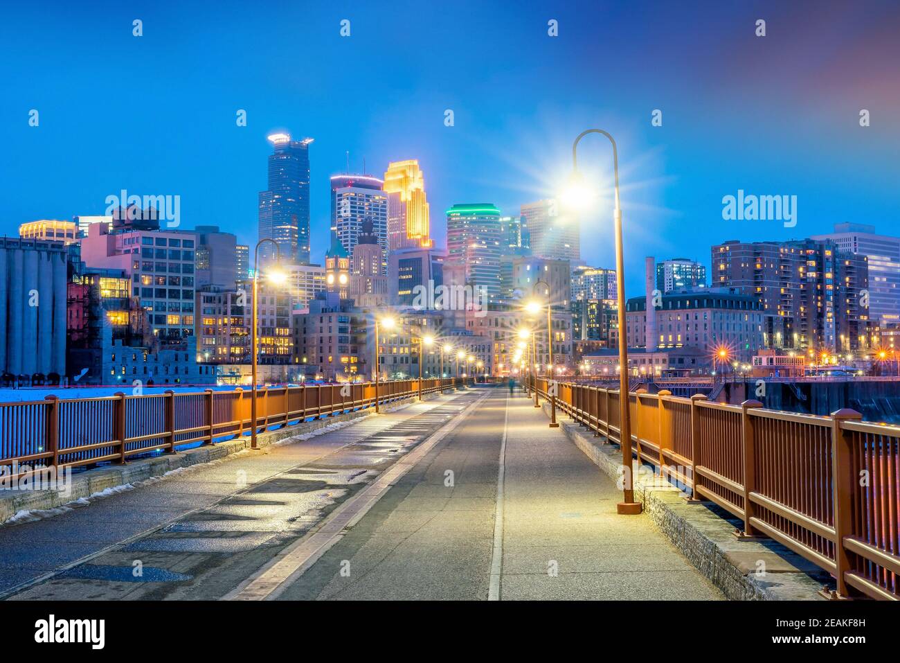 Minneapolis downtown skyline in Minnesota, USA Stock Photo - Alamy