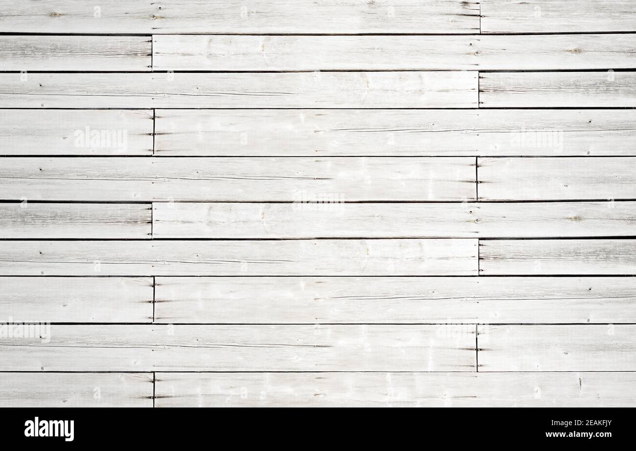 White wood plank background hi-res stock photography and images - Alamy