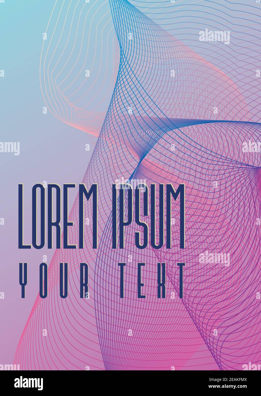 Abstract colored background with text Vector illustration for design ...
