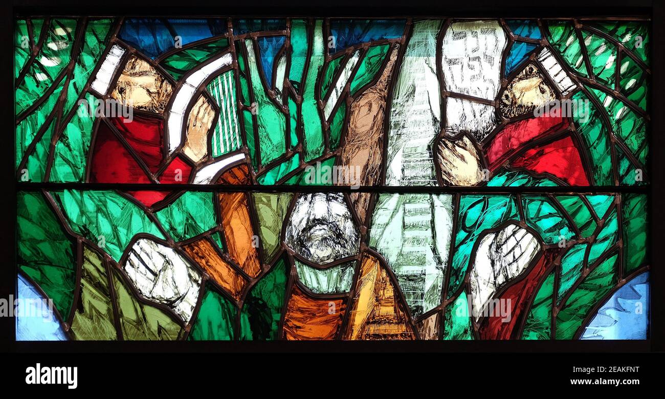 God the creator stained glass hi-res stock photography and images - Alamy