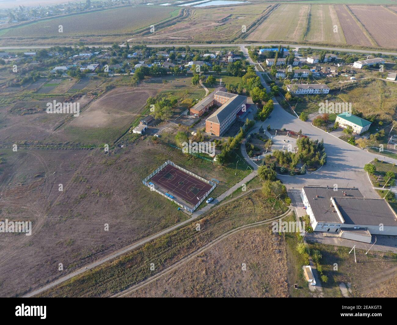 Aerial view cottage garden from hi-res stock photography and images - Alamy