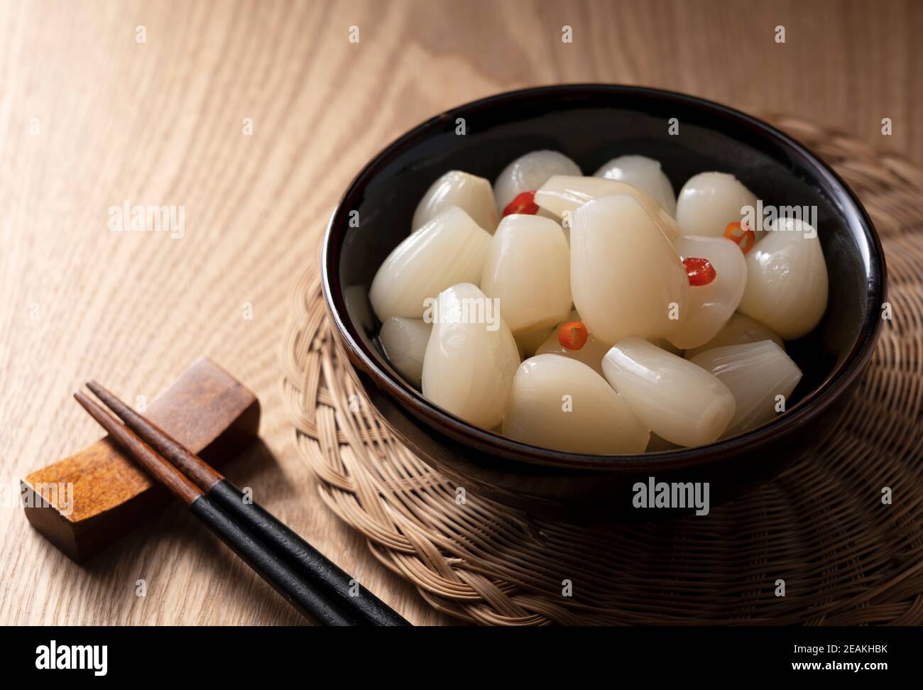 Pickled japanese leek hi-res stock photography and images - Alamy