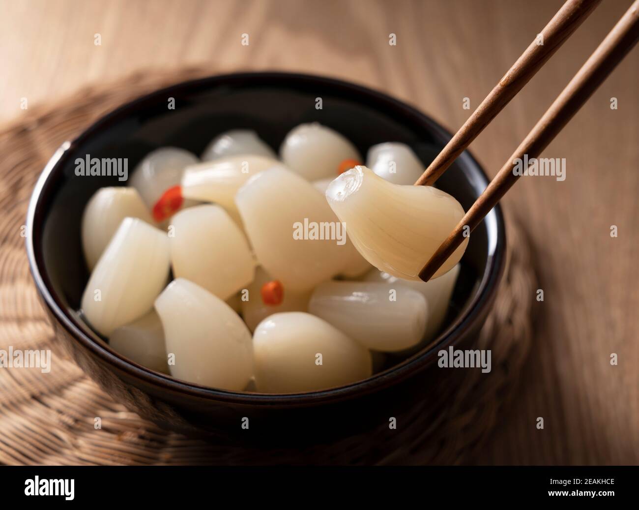Pickled Japanese Leek High Resolution Stock Photography and Images - Alamy