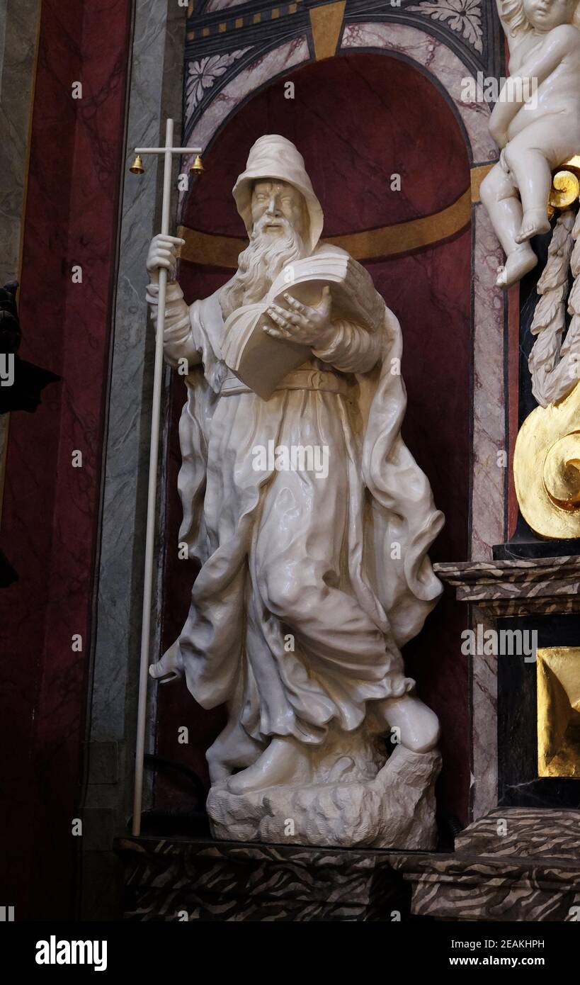 Saint Anthony the Great also known as Anthony of the Desert on the ...
