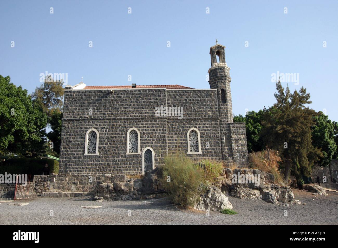 Church of the Primacy of Peter, Tabgha, Israel Stock Photo - Alamy