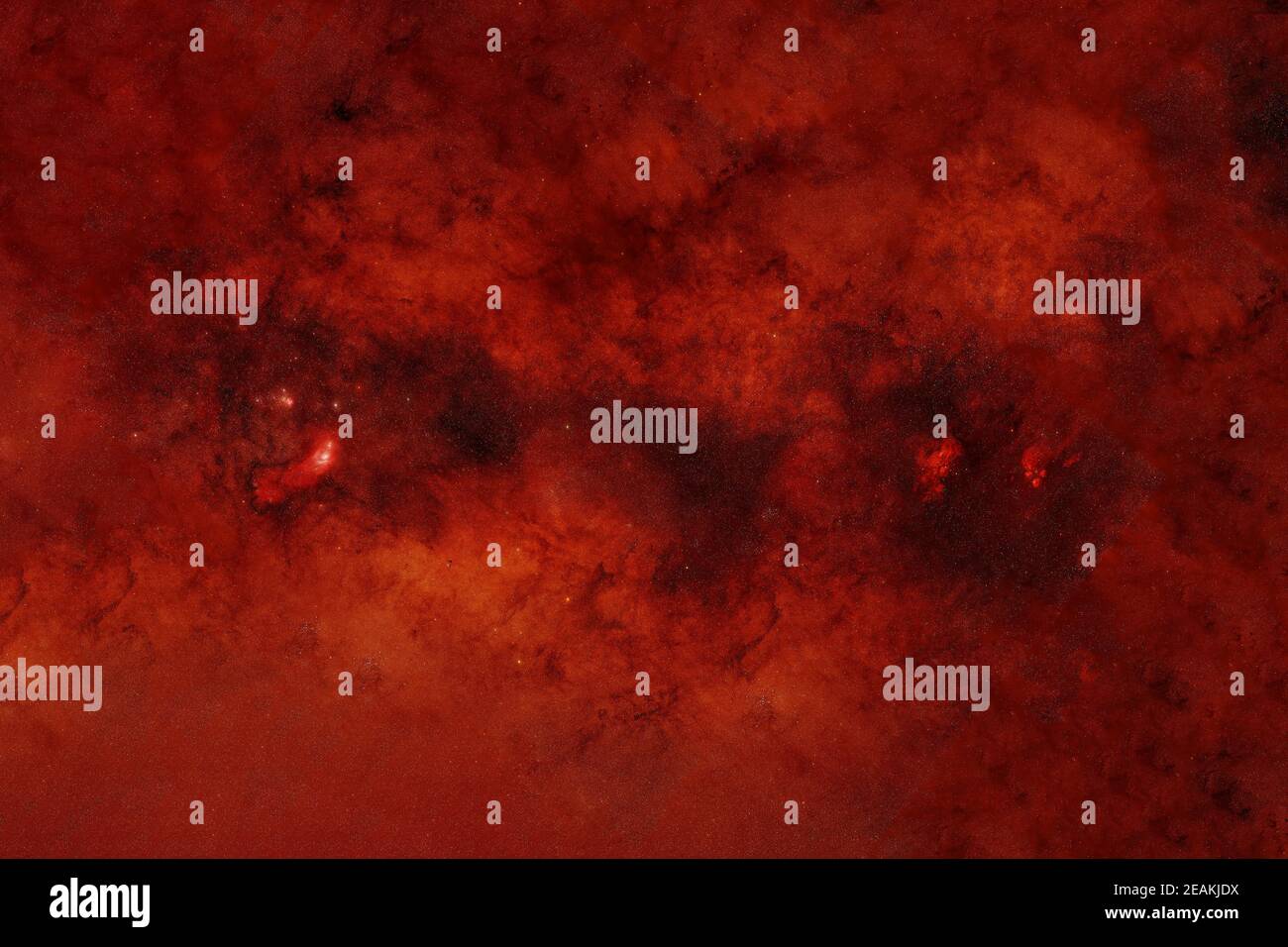 Space in red colors. Elements of this image were furnished by NASA ...