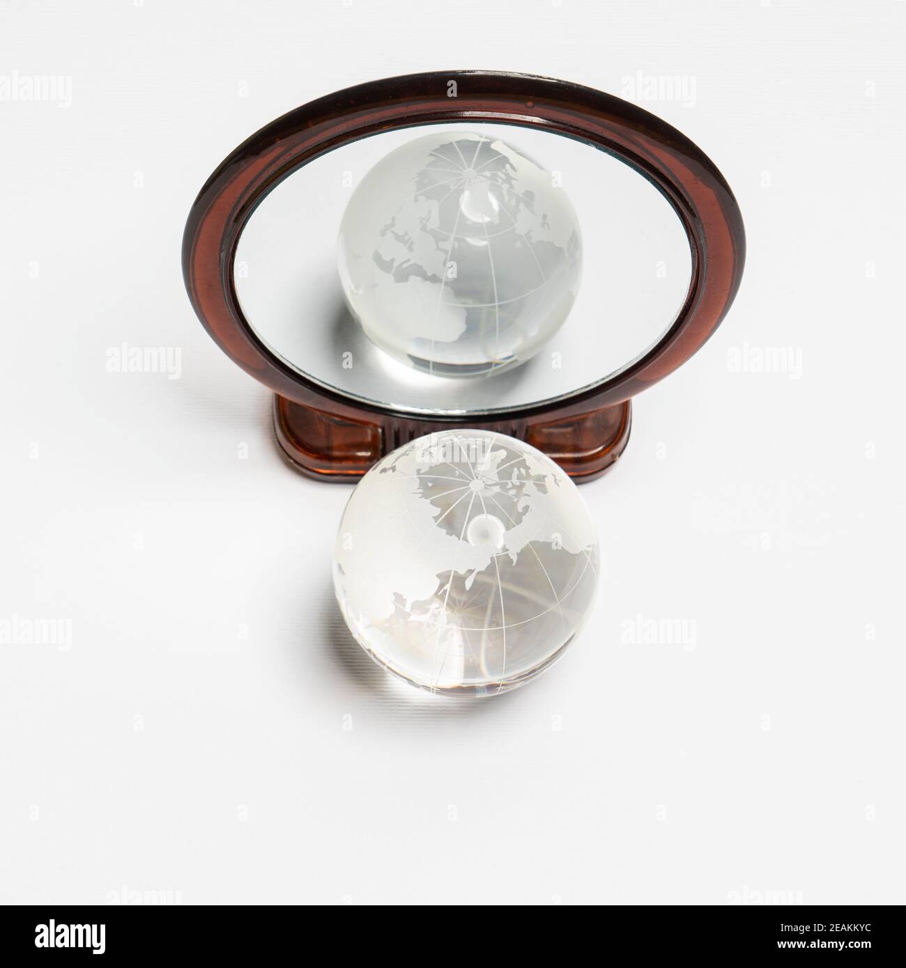 Earth concept map isolated glass hi-res stock photography and images ...