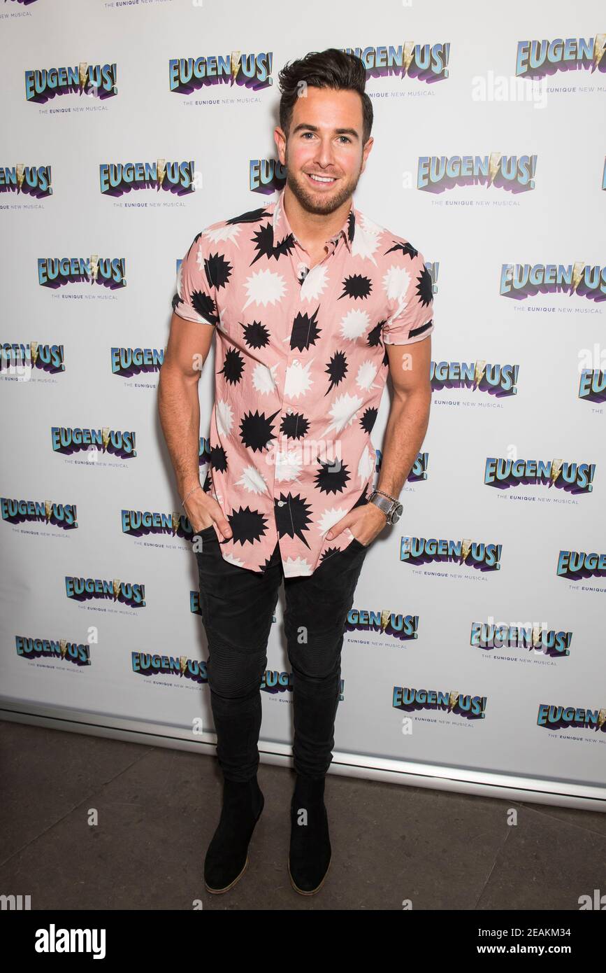 AAron Renfree arrives at the Eugenius! Gala at The Other Palace theatre ...