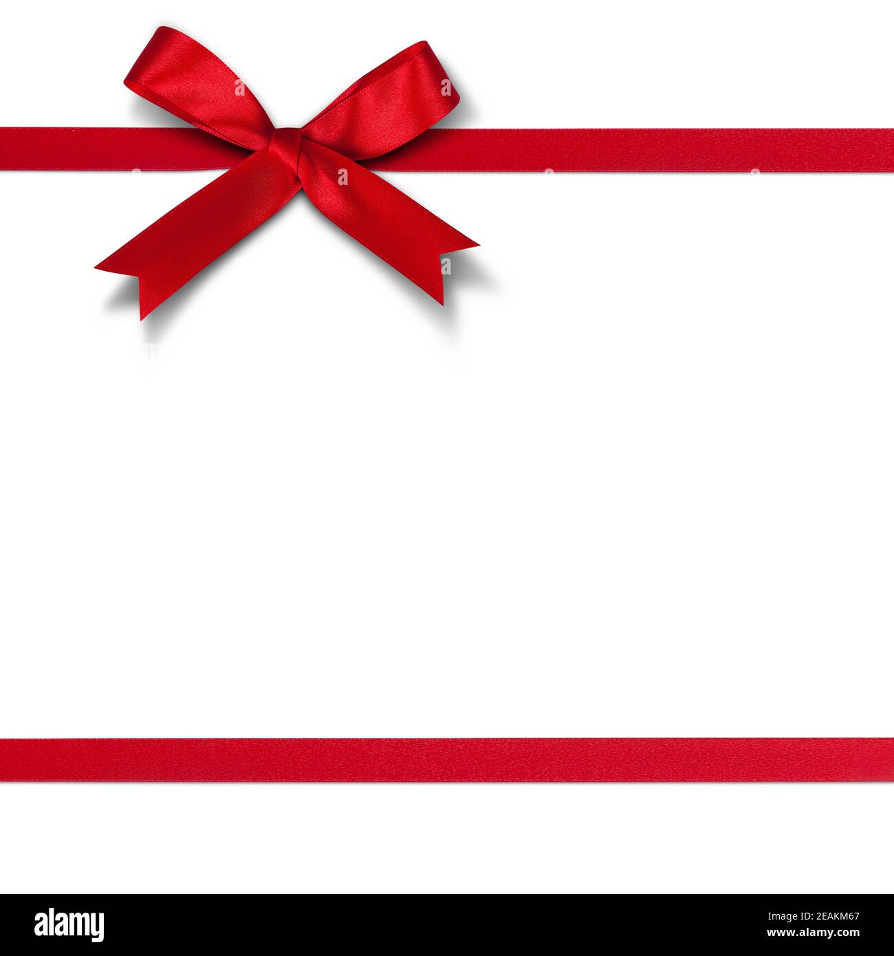 Shiny and satin ribbon. Merry christmas and happy new year greeting ...