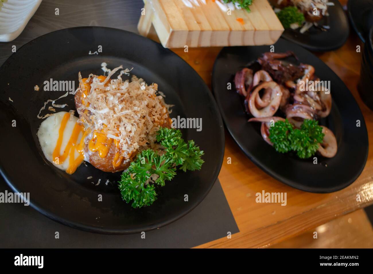 Japanese-Thai style fusion food dish Stock Photo - Alamy