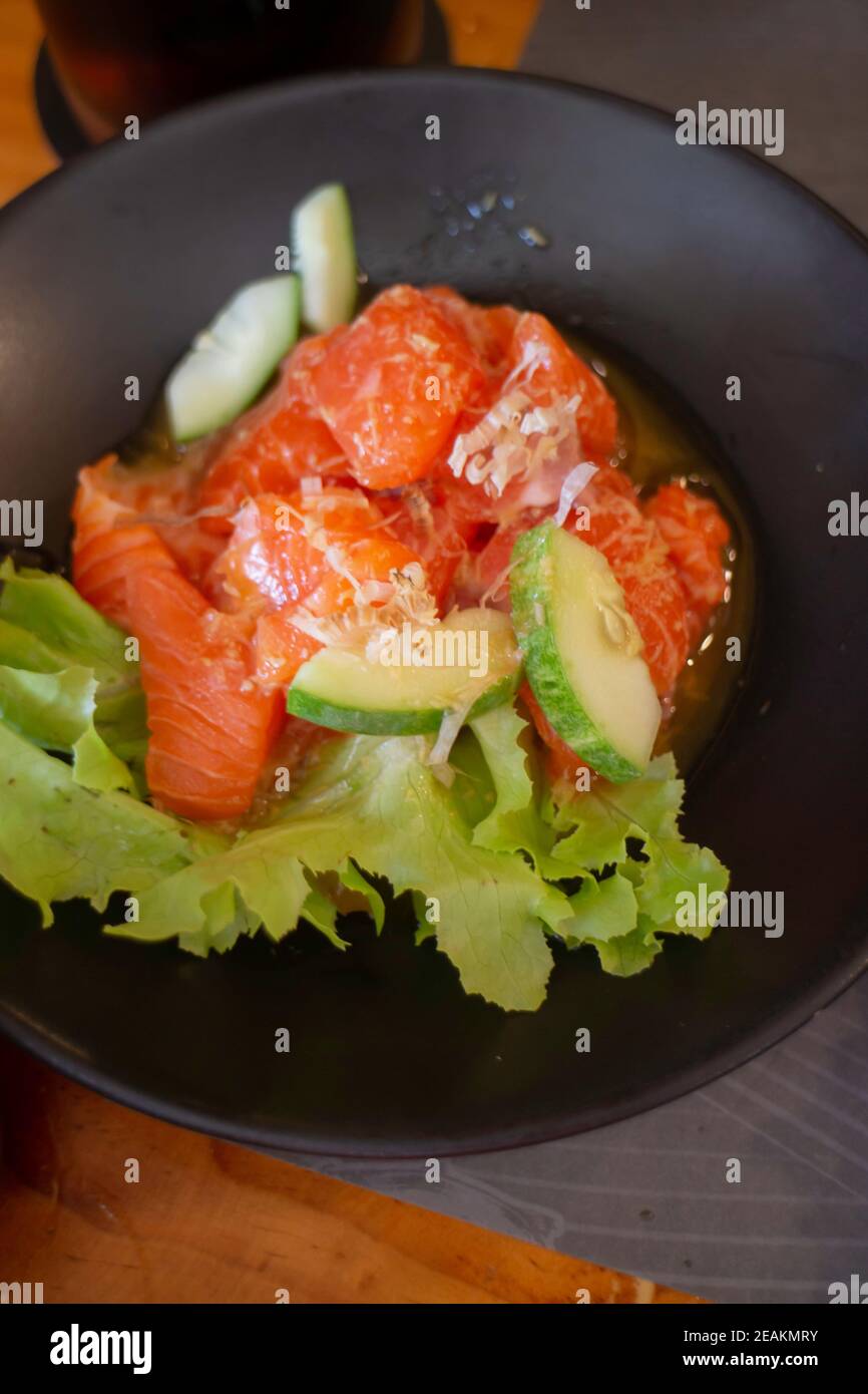 Japanese-Thai style fusion food dish Stock Photo - Alamy