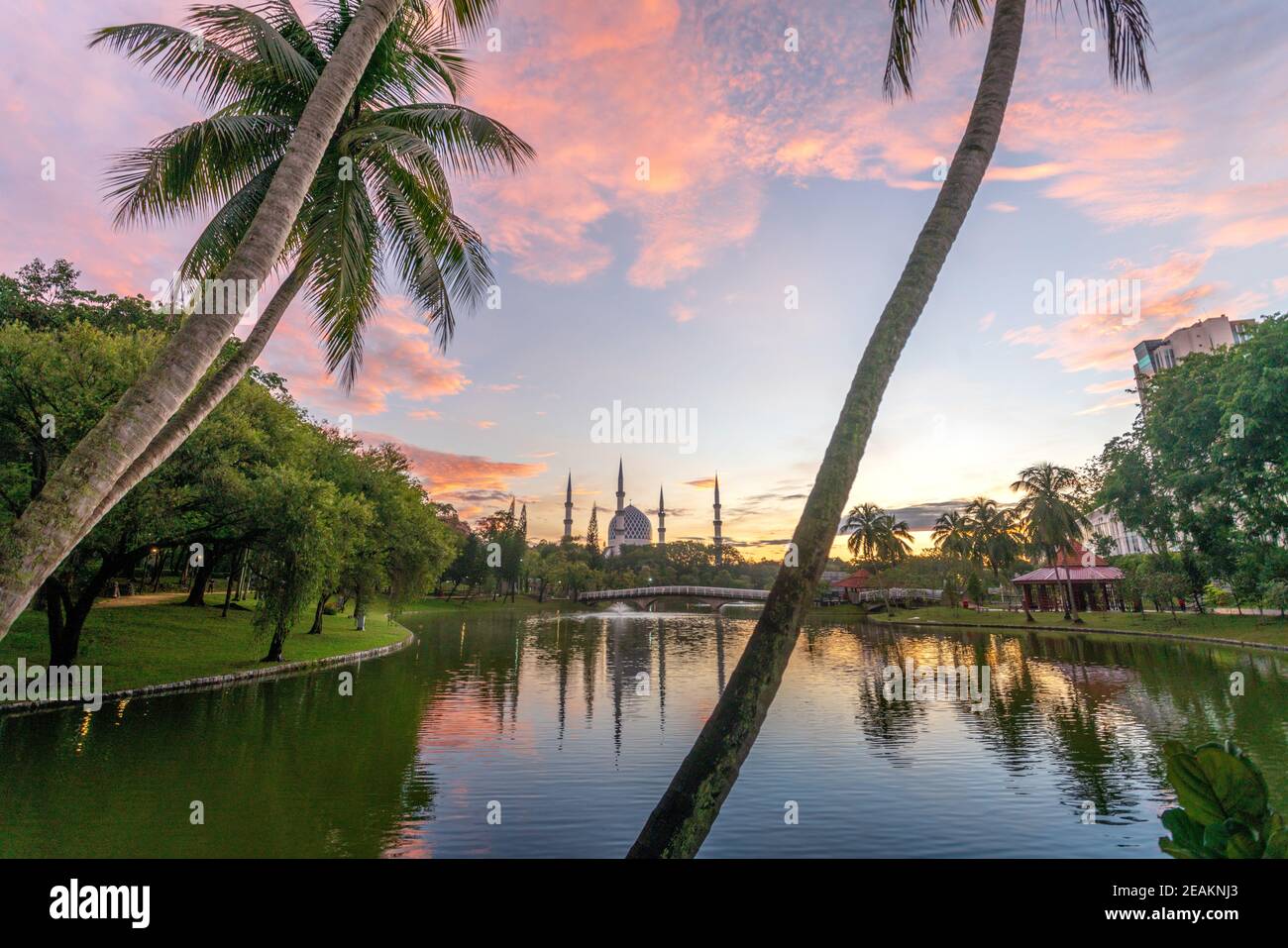 A scenic view of Shah Alam, the capital city of Selangor Stock Photo ...