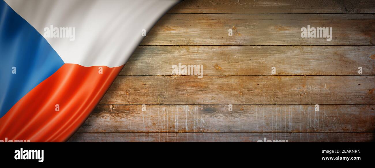 Czech waving banner hi-res stock photography and images - Alamy