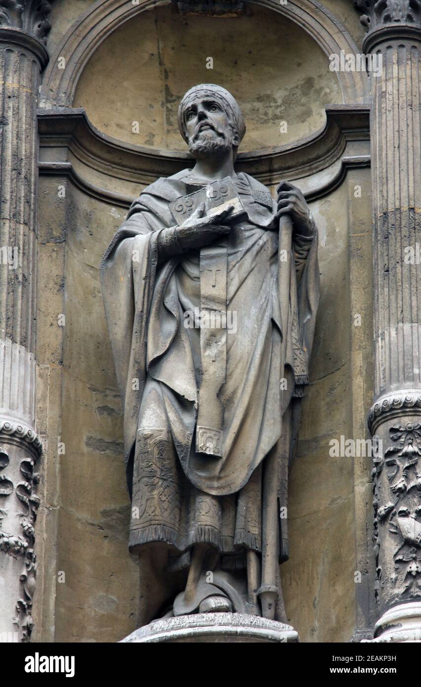 Saint Ambrose, Church of the Holy Trinity, Paris Stock Photo - Alamy