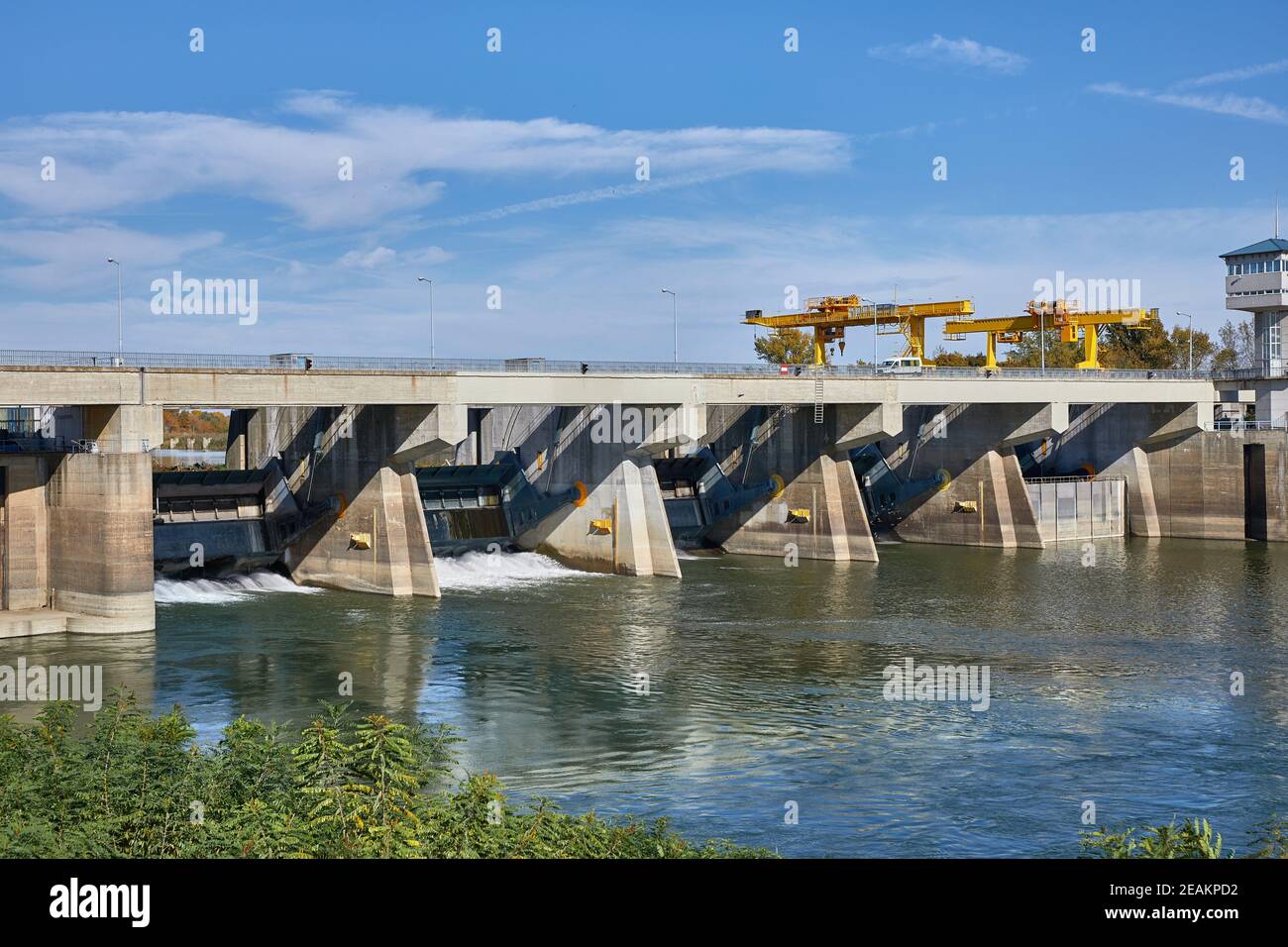 Hydroelectric power plant Stock Photo - Alamy