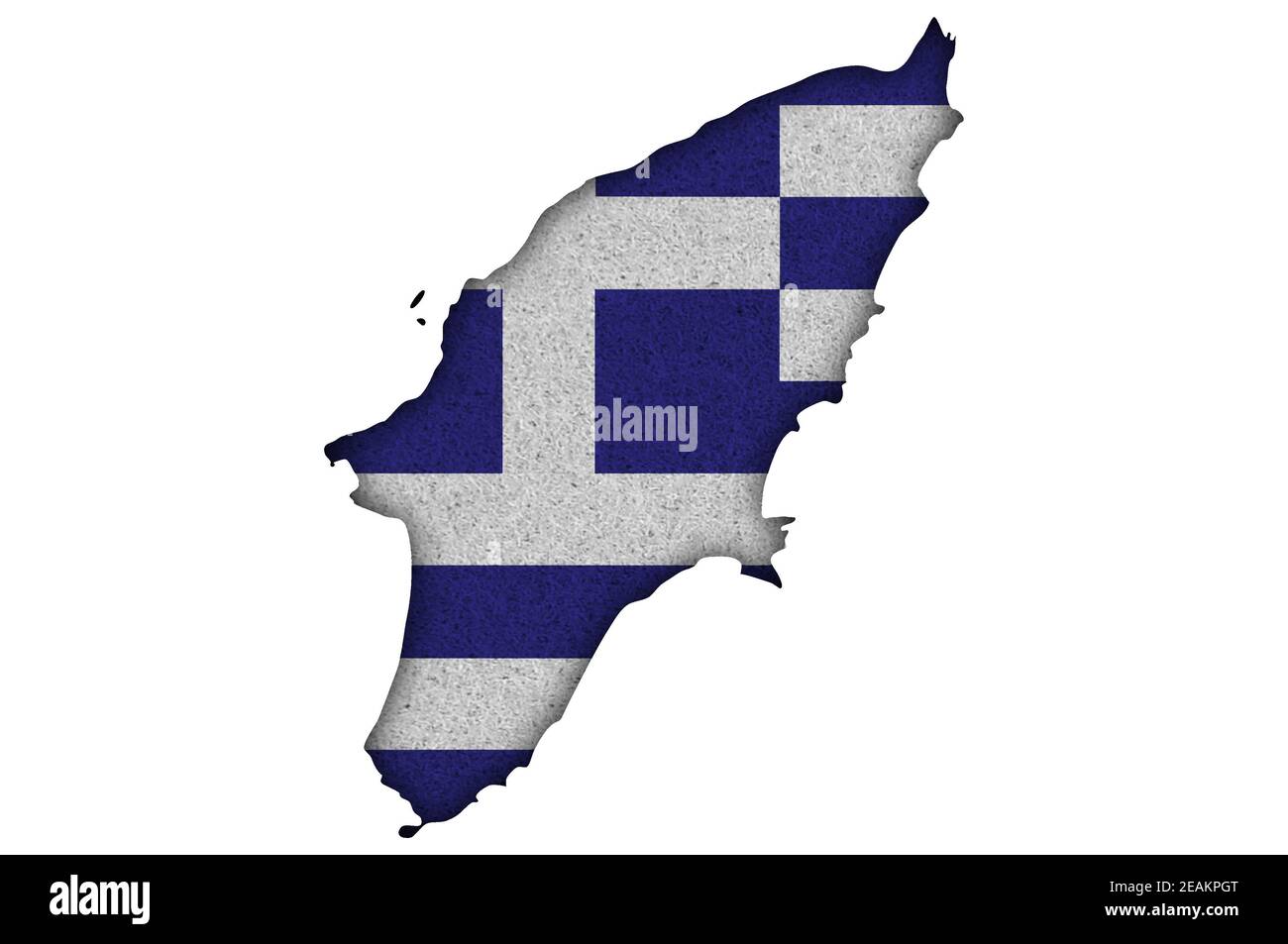 Map and flag of Rhodes on felt Stock Photo - Alamy