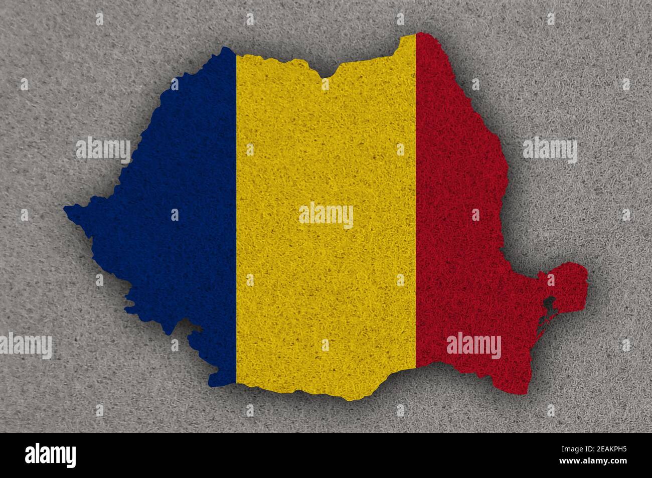 Romania map hi-res stock photography and images - Alamy