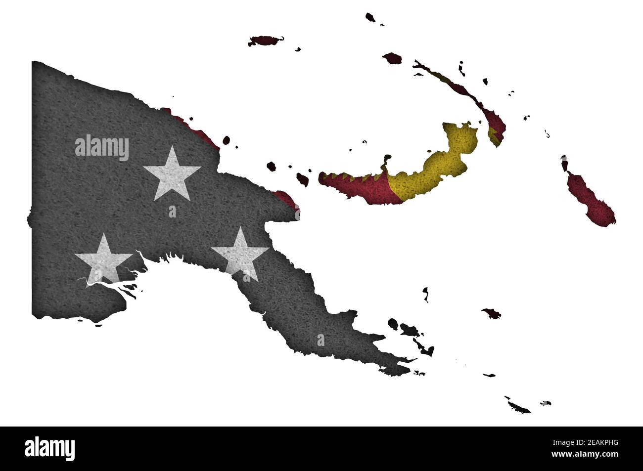 Papua new guinea map hi-res stock photography and images - Alamy