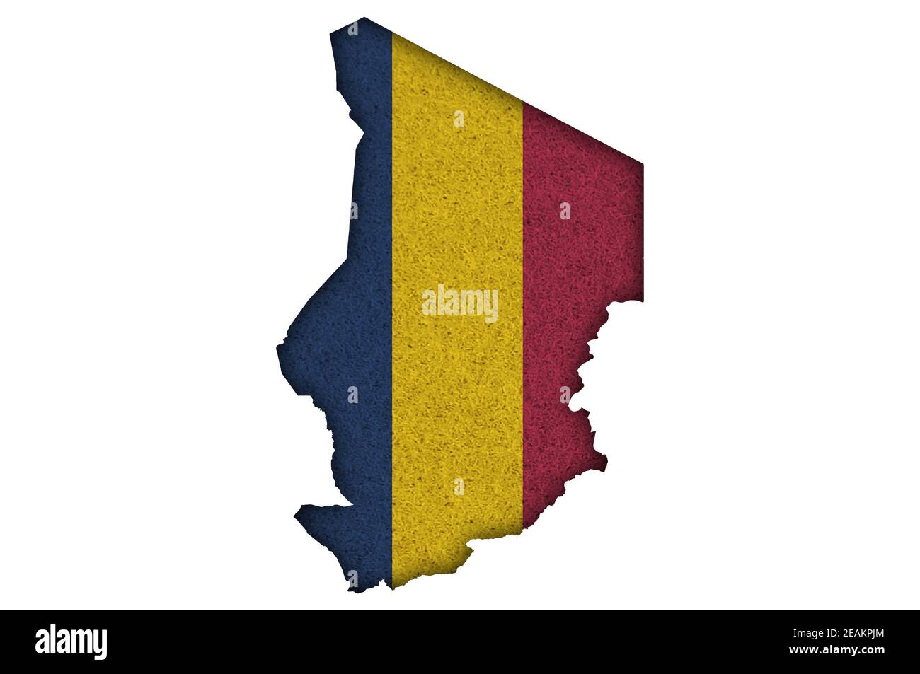 Chad map hi-res stock photography and images - Alamy