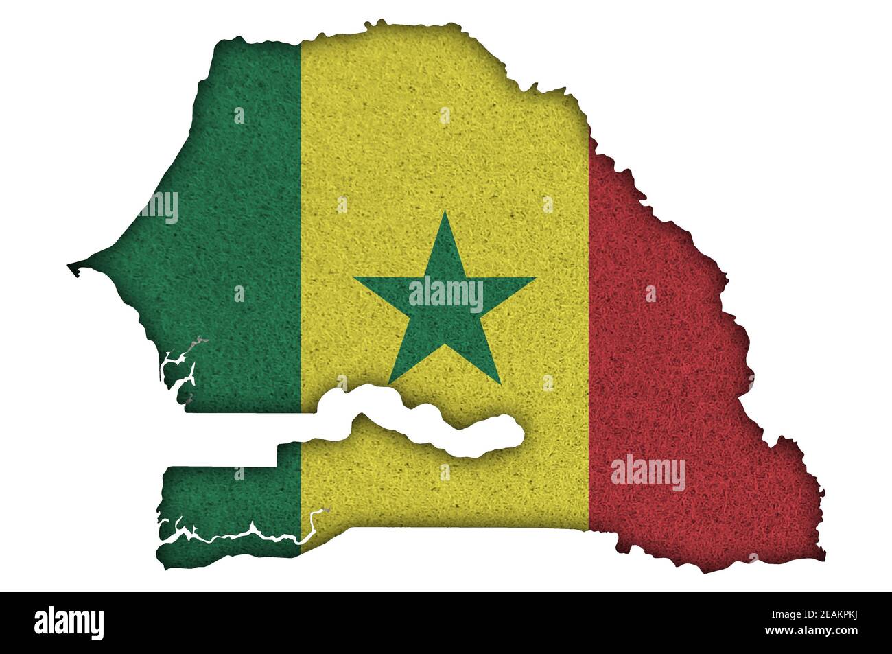 Senegal map hi-res stock photography and images - Alamy