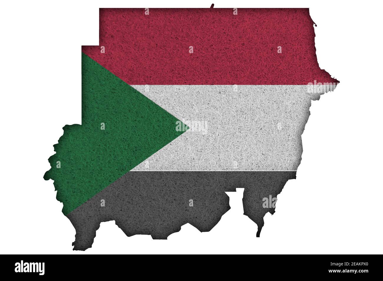 Sudan map hi-res stock photography and images - Alamy