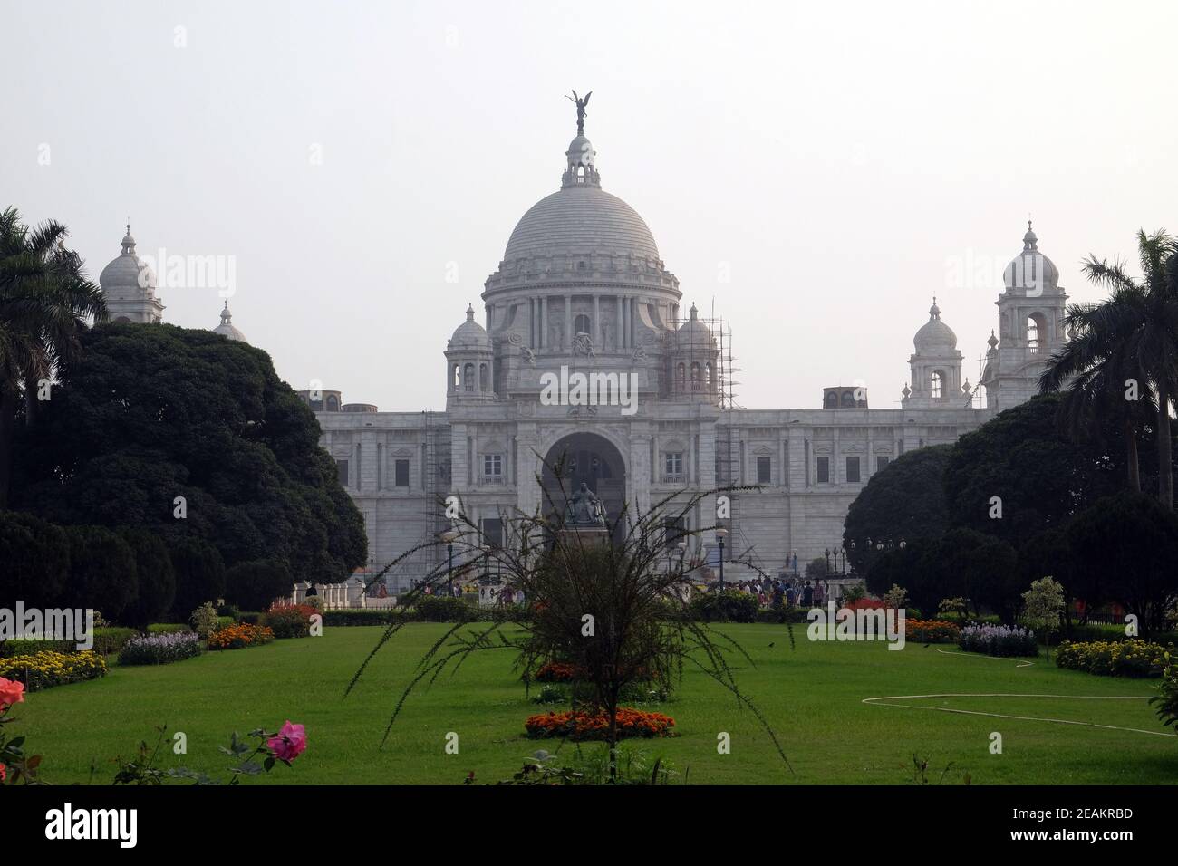 Victoria Memorial building in Kolkata, West Bengal, India Stock Photo ...