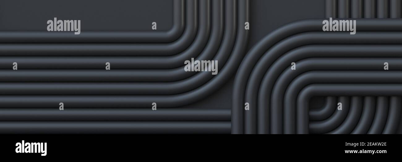 Abstract background parallel lines composition 3D Stock Photo - Alamy