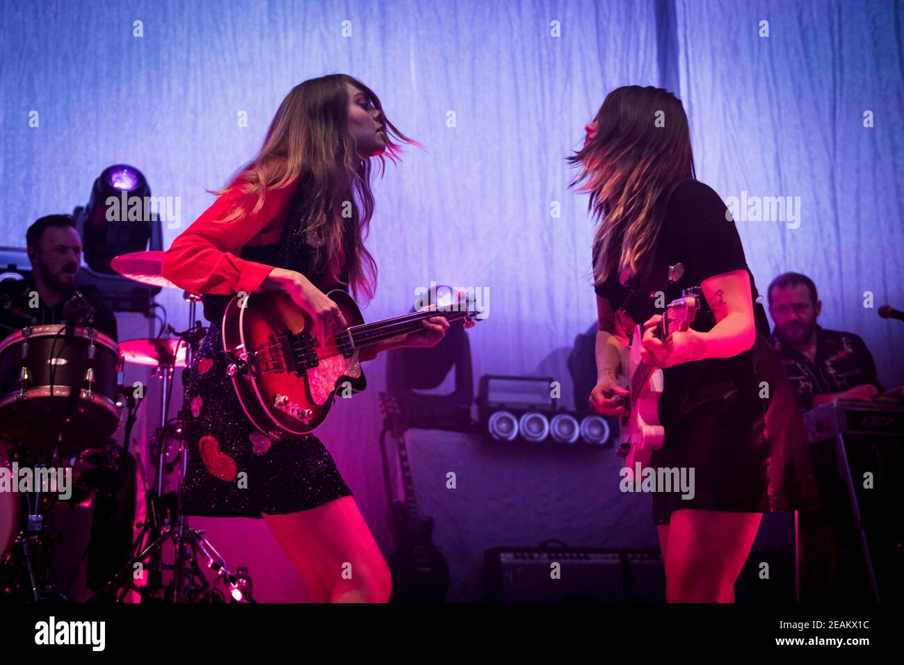 Johanna Soderberg and Klara Soderberg of First Aid Kit perform live on ...